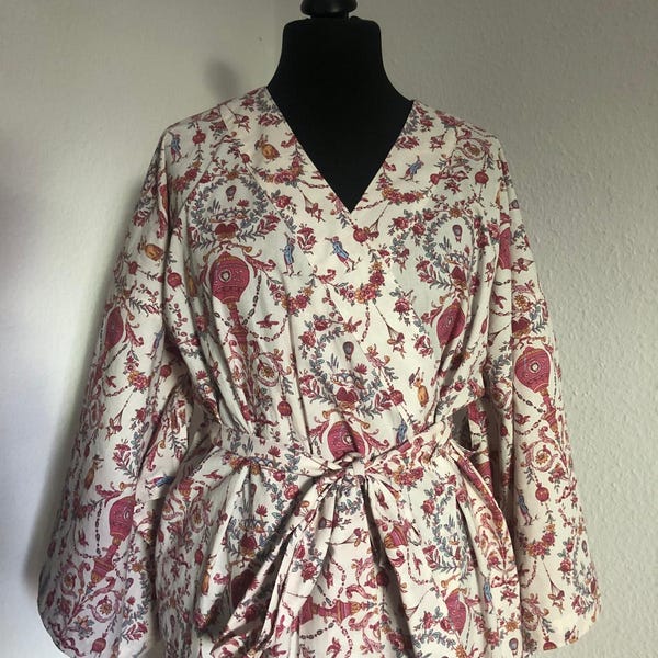 Japanese Kimono Robe Sewing Pattern | Haori Geisha Dress | Pattern ...