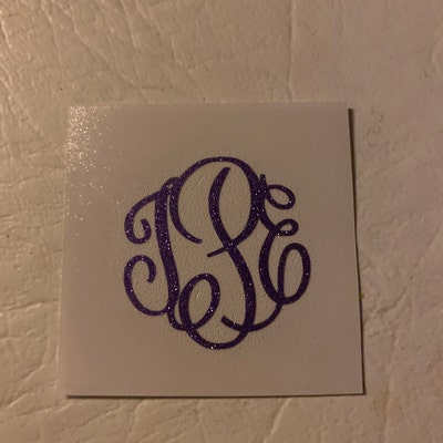 Phone Stand Monogram Monogram Decal Phone Grip Monogram Vinyl Decal ...