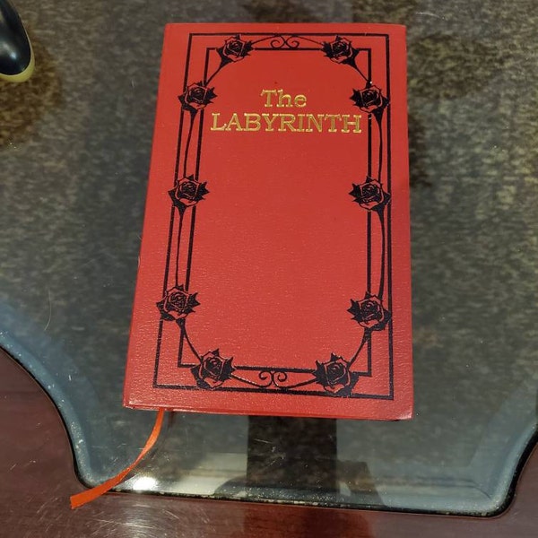 The Labyrinth Red Book Prop Replica - Etsy