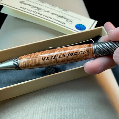 Amazing Double-dyed Wooden Pen 100% Crafted Dyed Maple Burl Wood ...