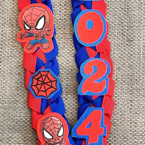 Spiderman Graduation Lei - Etsy