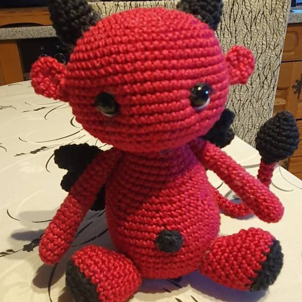 Amigurumi Devil Crochet Pattern, Lucifer Toy (PDF Pattern) - Etsy