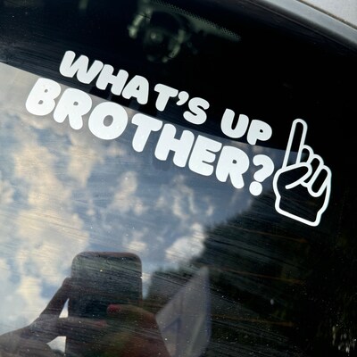 Stick Figure Flipping off Vinyl Decal - Etsy