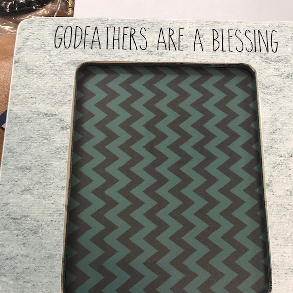 Godfathers Are A Blessing Gift for Godfather Godfather Picture Frame ...