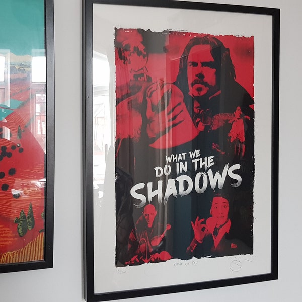 What We Do in the Shadows Hand Pulled Limited Edition Screen Print - Etsy