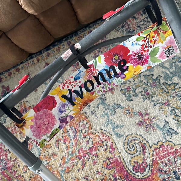 Personalized Wheelchair Accessory, Wheelchair Nametag, Personalized ...