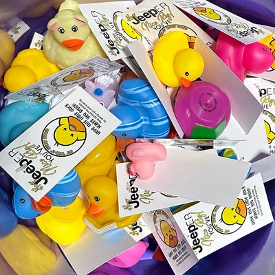 LED Light up Giant Rubber Duck-solid Series-7 Inch-batteries Included ...