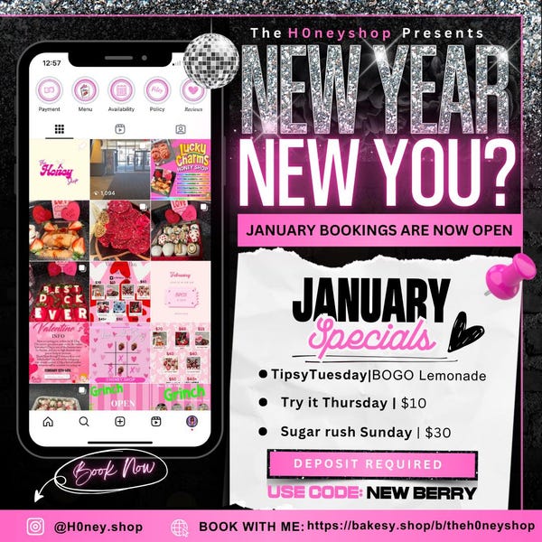 April Booking Flyer, April Beauty Specials, Spring Books Open, Spring ...