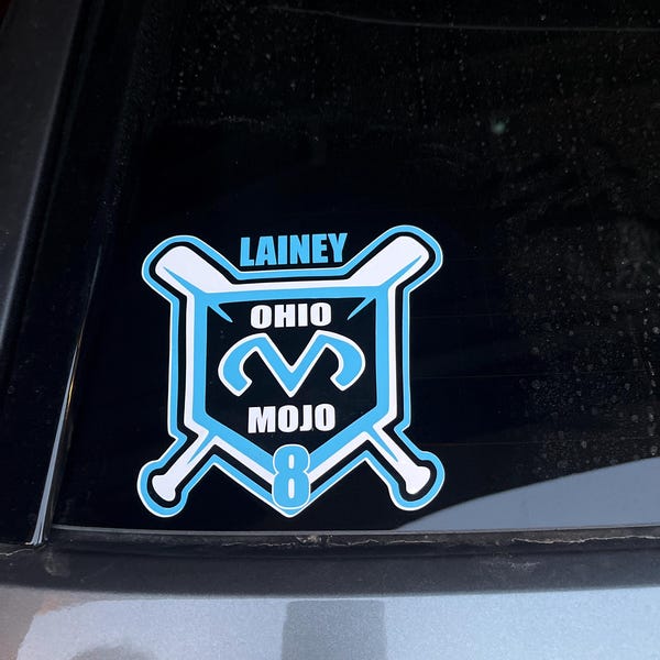 Personalized Megaphone Decal With Name, Custom Name Cheer Decal, Cheer ...