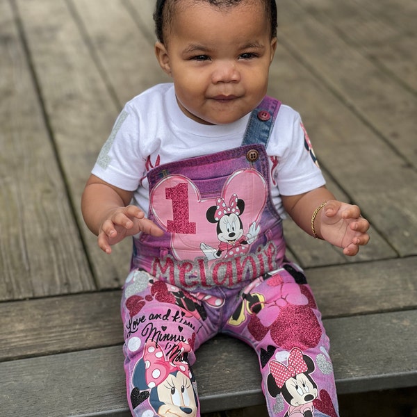 OVERALLS Birthday Overalls Custom Denim Birthday Outfit - Etsy