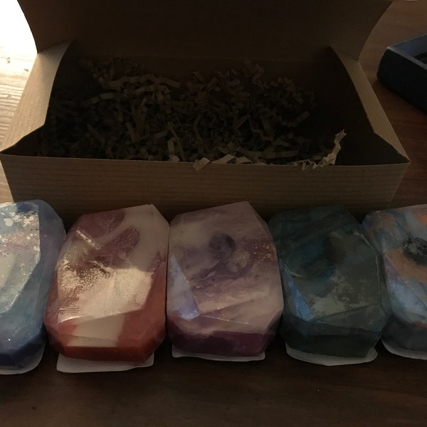 Crystal Soap Gift Set Box - Crystal Infused Skincare - Wedding Gift ...