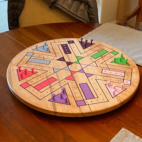 Fast Track 18 or 24 Maple amishcountry Game Board W/cards ...