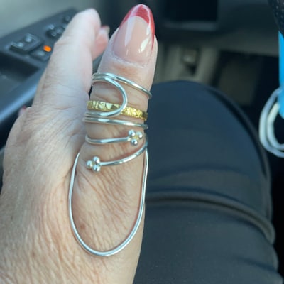 Arthritis Finger Splint for Bending Sideways Lateral Deviation Sterling ...
