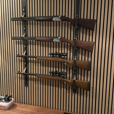 Custom Gun Rack, Wall Mounted Rifle Holders, Shotgun Storage Solution ...
