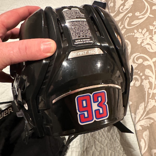 Custom 1 1/2 Inch Individual Helmet Numbers Dye Cut for Each Player ...