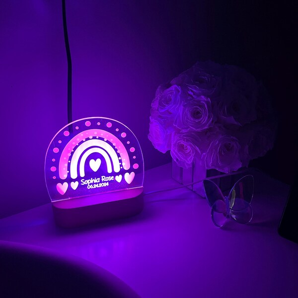 Custom Acrylic Vinyl Record Night Light,song With Photo Acrylic Plaque ...