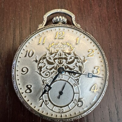 Antique Metal Flamingo Logo Hallmark Pocket Watch Chain 13.5 Inches ...