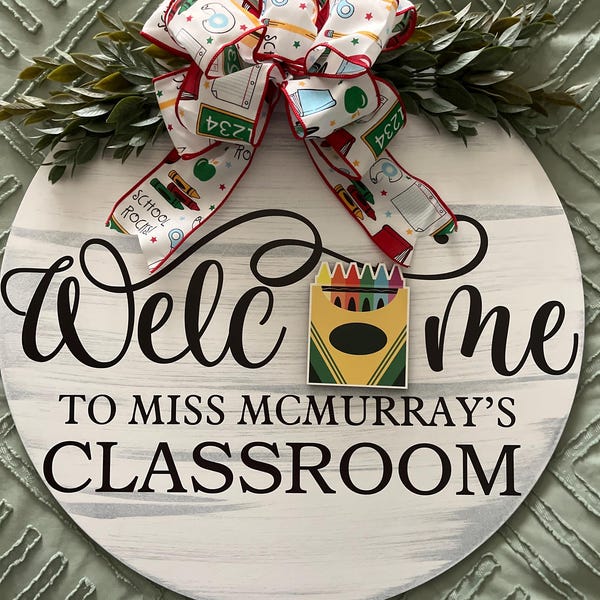Classroom Door Decor | Interchangeable Sign | Classroom Welcome ...