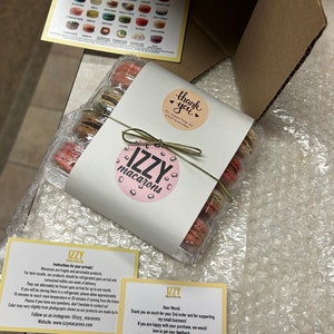 Izzy French Macarons Surprise Me Flavors Assorted Standard - Etsy