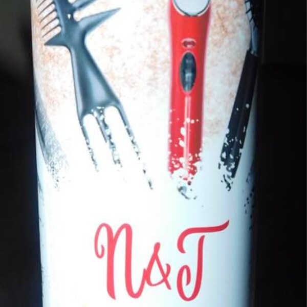 Hair Stylist Tumbler Design Add Your Name or Text Tumbler Wrap Hair ...