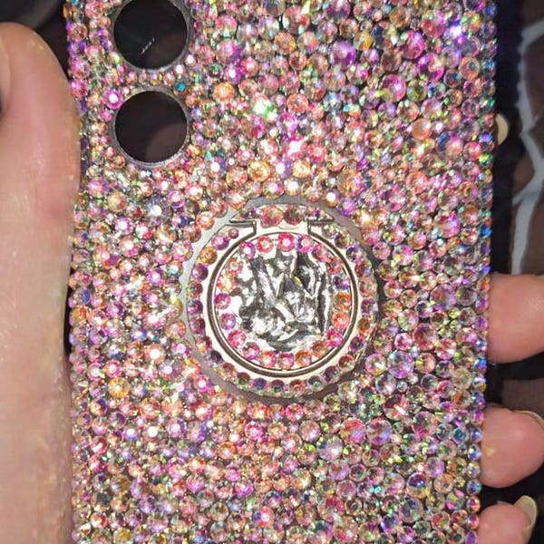 Animal Element Rhinestone Glitter Phone Case Crystal Phone Cover Bling ...