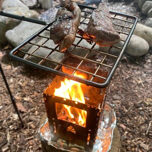 The Original Grill Mini Fire Anchor. Swing Arm. Outdoor Cooking ...