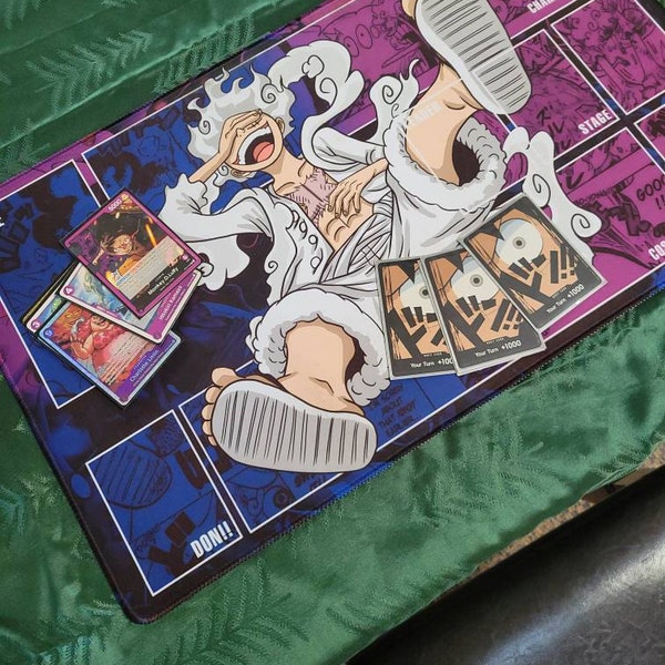 OP Playmat Boa Hancock Blue Mat Zones Stitched Edges Anime Design - Etsy