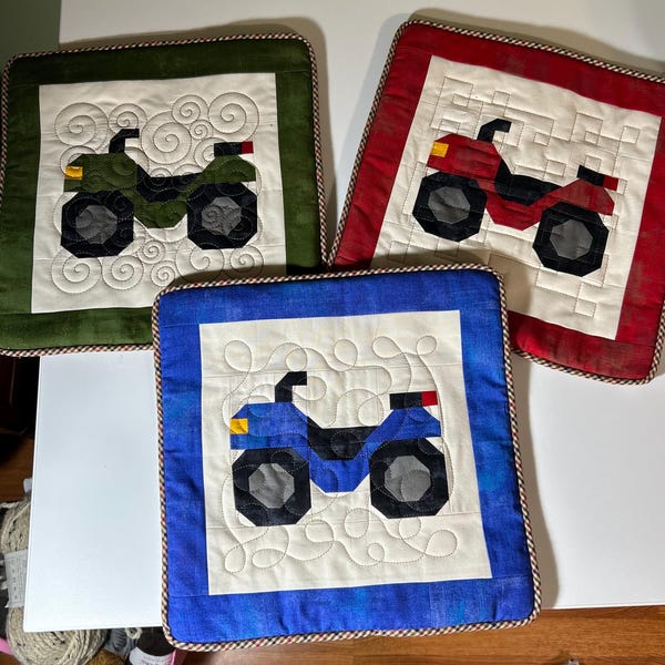 PDF Quilt Block Pattern – Quad – Vehicle Quilt - Etsy