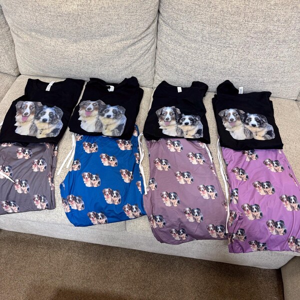 Wolf Pajama Pants, White Wolves Pjs, Wolf Lover Gift for Christmas Gift ...