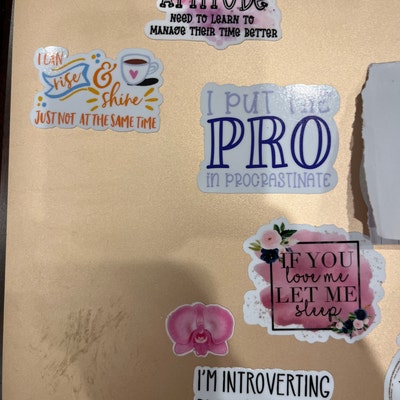 Any 3 Sticker Pack, Sticker Pack, Choose Any 3 Stickers, Custom Sticker ...