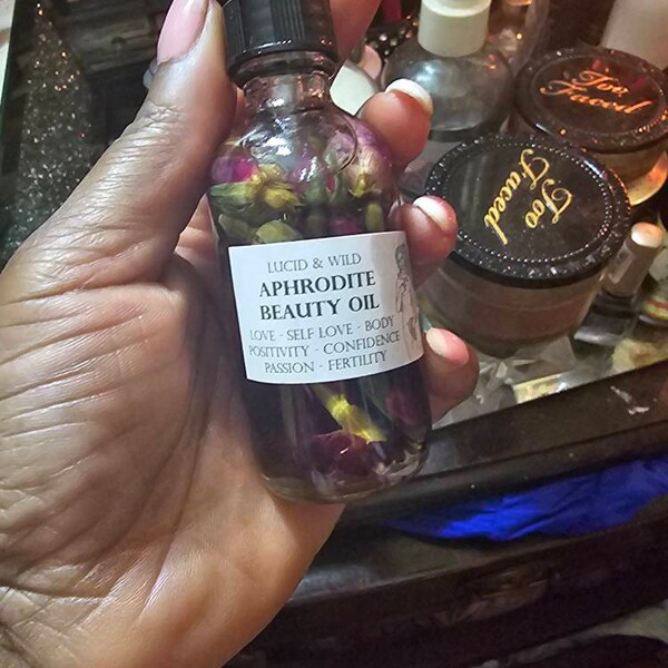 Aphrodite Body Oil, Self Love, Beauty Oil, Perfume Oil, Wiccan, Witchy ...