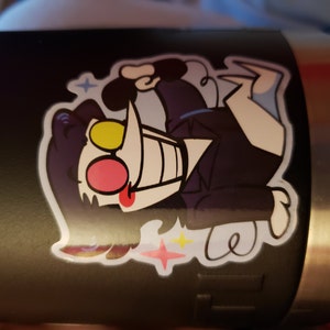 Spamton Deltarune Sticker Die Cut Vinyl Sticker 2 - Etsy