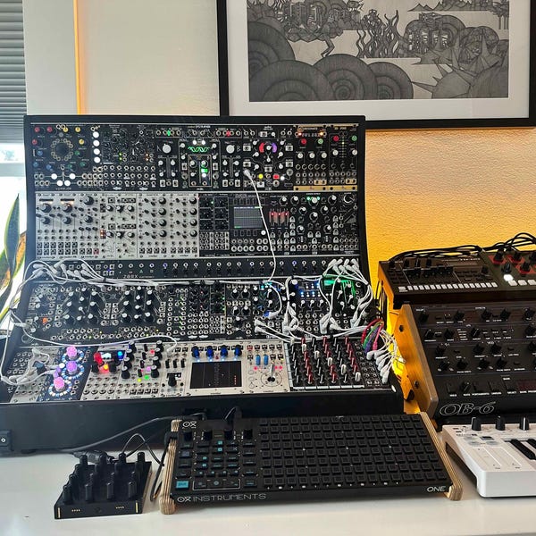 9U EURORACK CASE POWERED 84 or 104 or 126 Hp, Patched Resealable ...