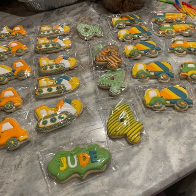 3 Rex Dinosaur Party Cookies birthday Dino Party partysaurus - Etsy