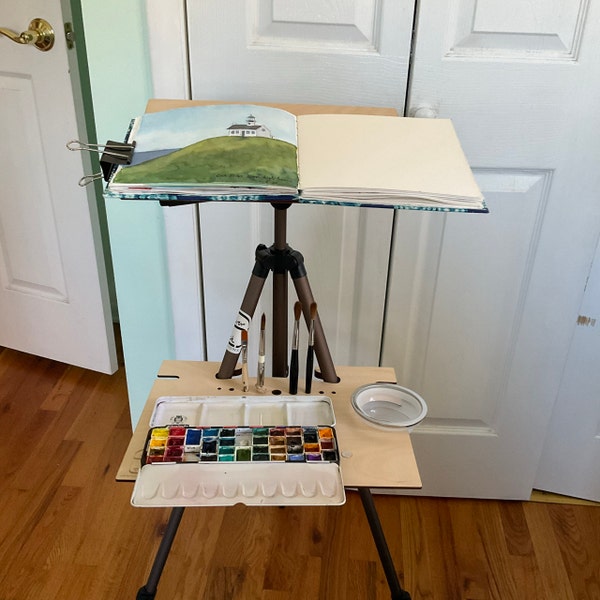 Lightweight Watercolor Plein Air Sketch Easel - Etsy