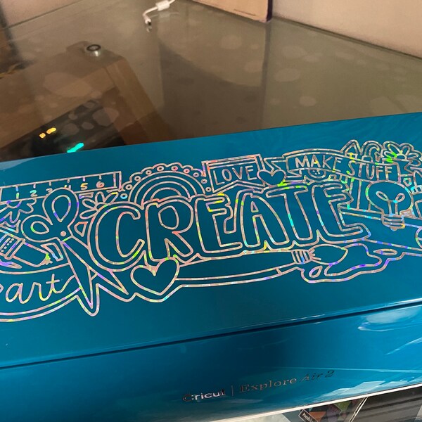 CREATE Vinyl Cutter Lid Decoration Cut File - Etsy