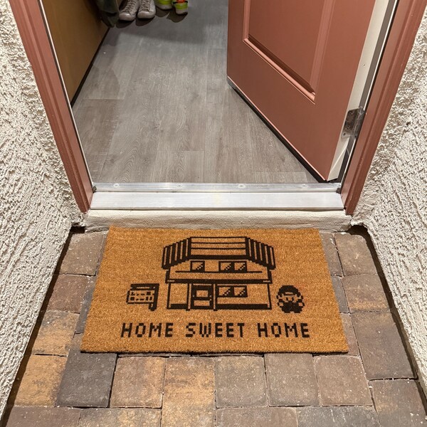 Ring Bell Pull Weeds Until Someone Answers Funny Coir Doormat Door Mat ...