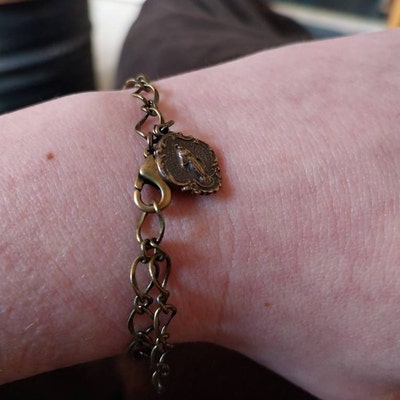 Chain of Mary Marian Consecration Bracelet Antique Bronze Miraculous ...