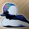 Im Fast as F* Boi Blue Wing Teal Duck Sticker - Etsy