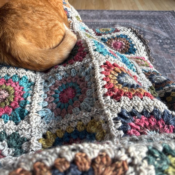 PATTERN | Astrid Granny Cowl Pattern | Crochet Granny Square Neck ...