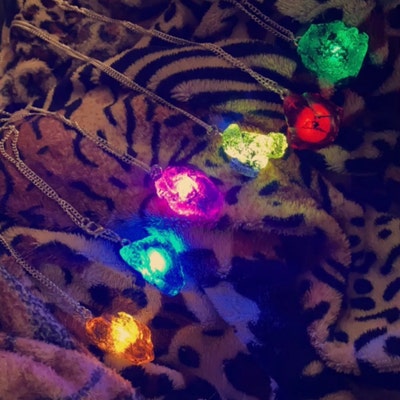 Raw Infinity Stones Pendant Collection FULL SET Infinity Gauntlet ...