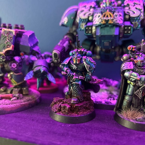 Belial, Painted in the Risen Color Scheme of Dark Angels. - Etsy