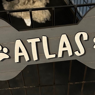 Personalized Wood Crate Sign /personalized Pet Gift / Custom Pet Name ...