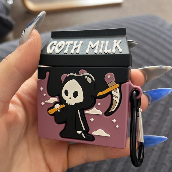 Skull Milk Carton Airpods Case, 3d AirPod Case, Suitable for Airpods 1/ ...