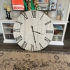 Large Wall Clock. 42 Inch. Made With Real Wood. - Etsy