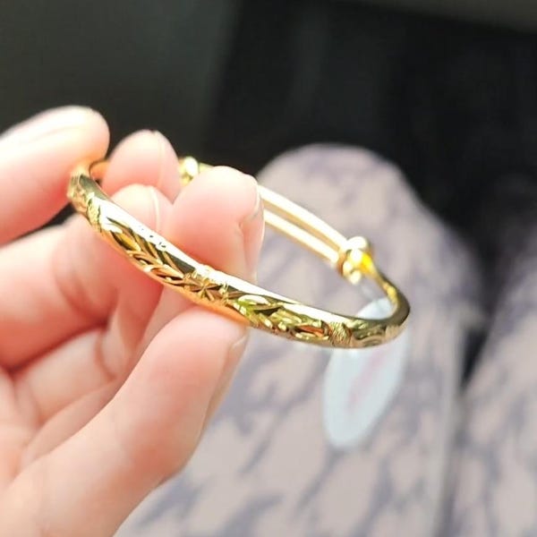 Baby Bangles, Baby Cuff Bangle, Kids Adjustable Bangle Set, Baby ...