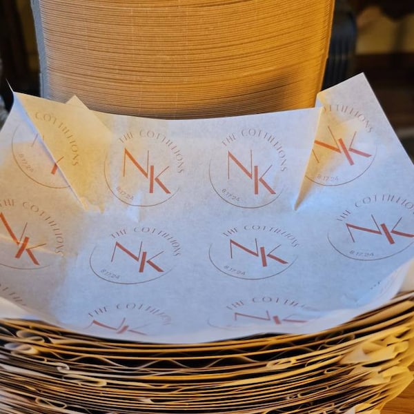 Personalized Food Safe Paper, Custom Logo Deli Paper, Food Wrapping ...
