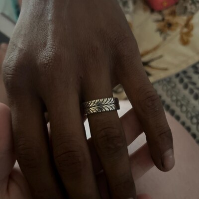 Jesus Christ Men Ring, Religious Signet Ring, IHS Patterned Men Ring ...