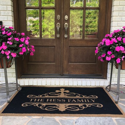 The Most Durable and Elegant Custom Door Mat Available. Infinity Custom ...