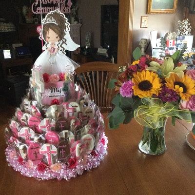 First Holy Communion Girl Centerpiece Centerpiece - Etsy